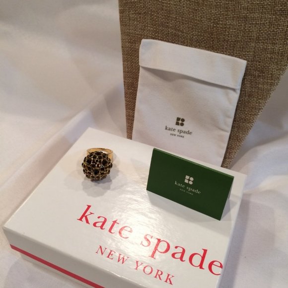 kate spade | Jewelry | Kate Spade Belle Of The Ball 2k Gp Ring | Poshmark